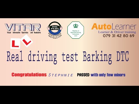 BARKING Driving TEST route - YouTube