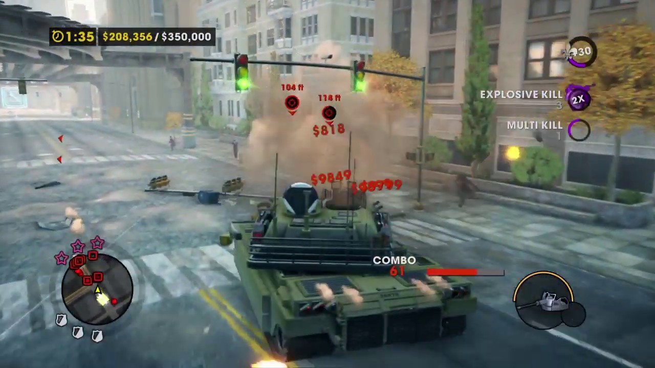 Saints Row®: The Third™ Remastered - Tank Mayhem Side Activity 3 - YouTube