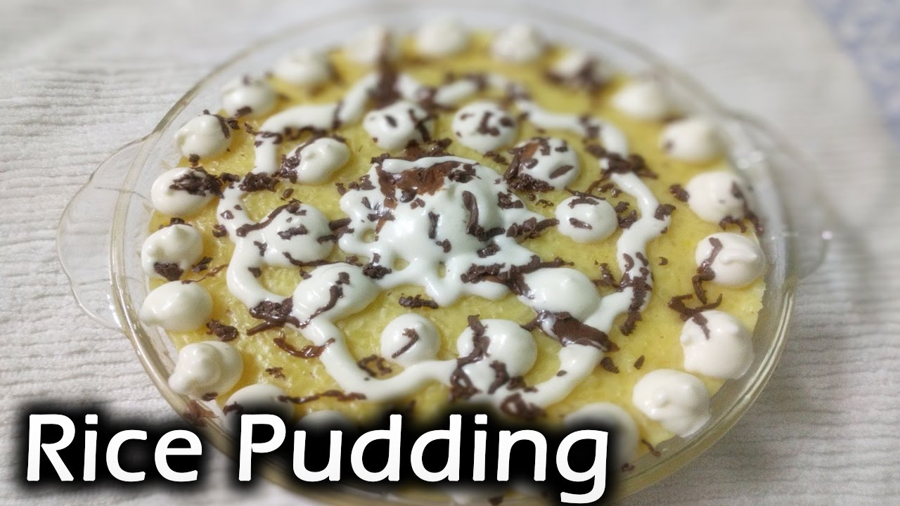 No bake Rice pudding | Easy Homemade Rice pudding - YouTube