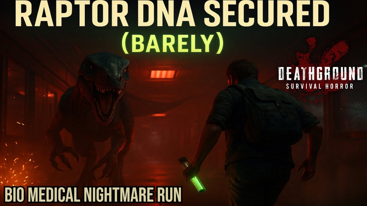 Raptor DNA Secured 🧬 (Barely) | Deathground Bio Labs Run EP 2 - YouTube