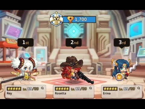 Guardian Tales Arena - Rey - Erina - Rosetta (Week 06/02/2023 Day 3 ...