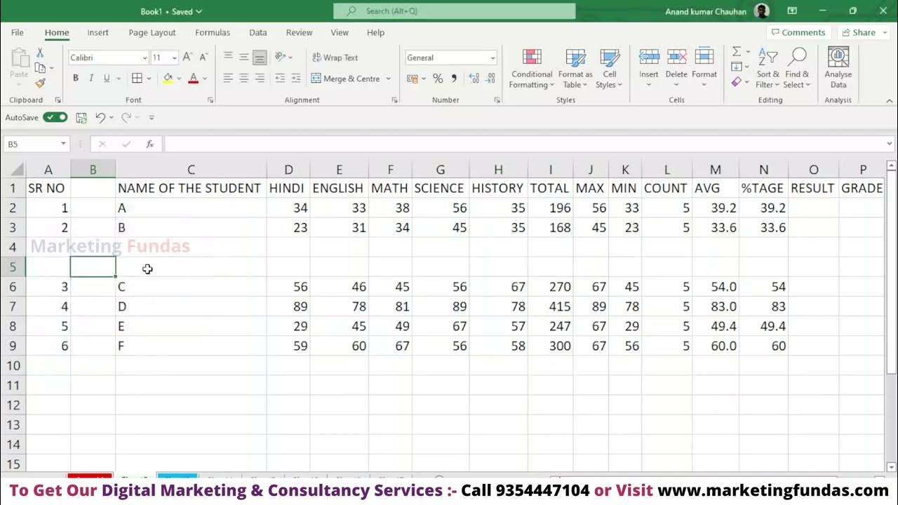 How to Insert rows and columns in MS Excel. #microsoftexcel - YouTube