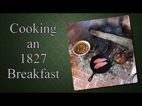 Cooking Breakfast in 1827 || Living History Cooking Demo - YouTube