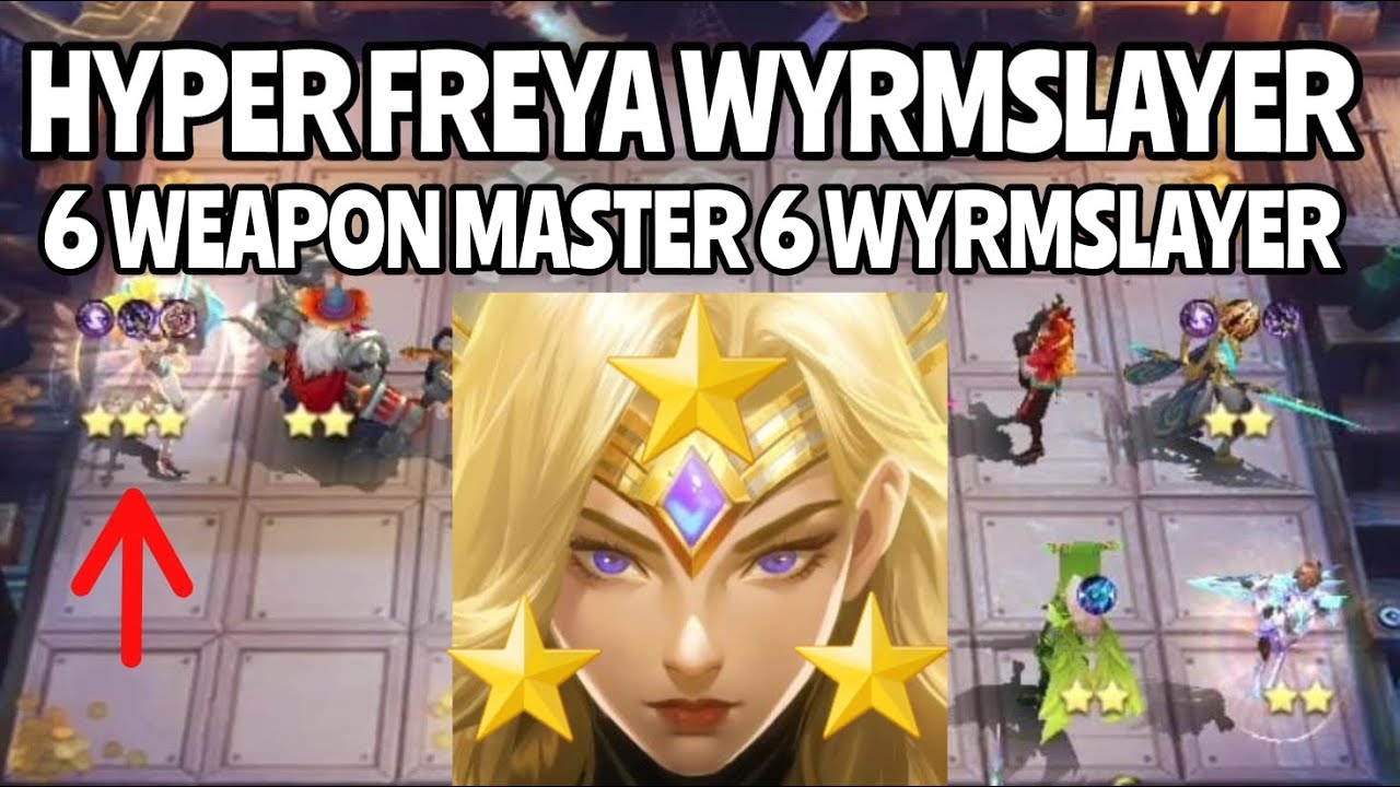 HYPER FREYA WYRMSLAYER ! COMBO 6 WEAPON MASTER 6 WYRMSLAYER ! MAGIC ...