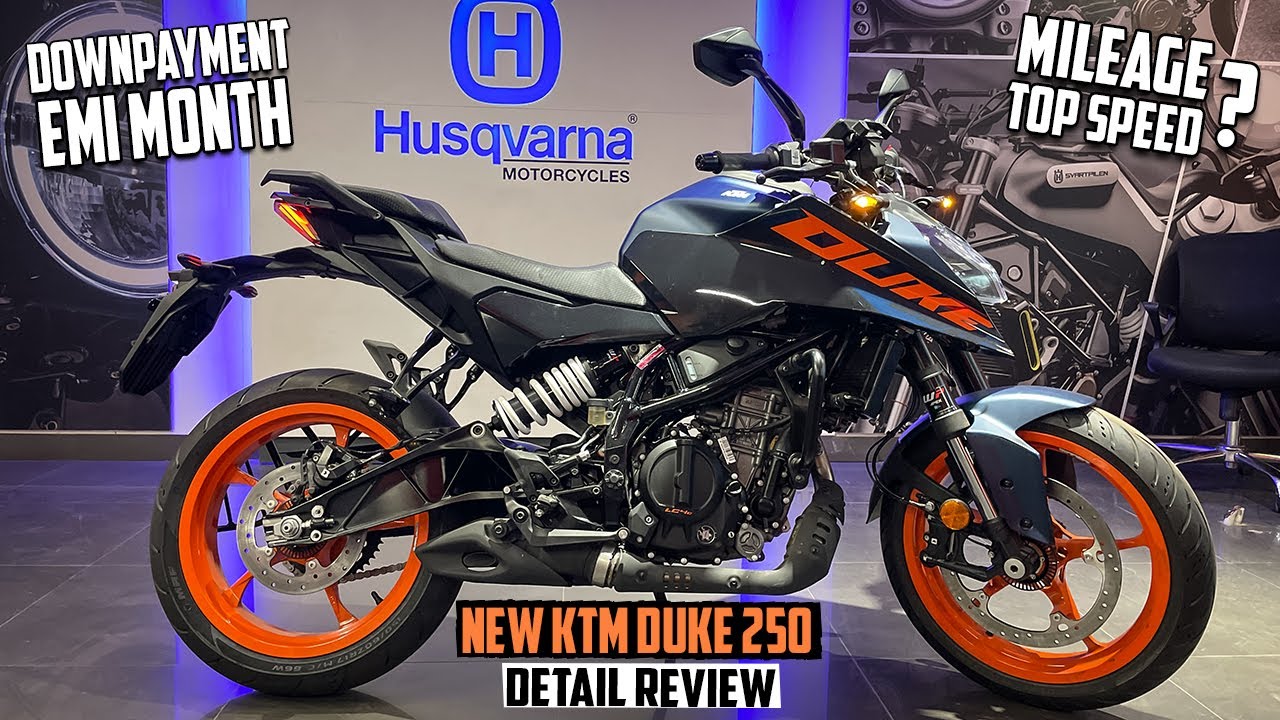 Finally New KTM DUKE 250 Atlantic Blue Colour Detail Review | 2024 Duke ...