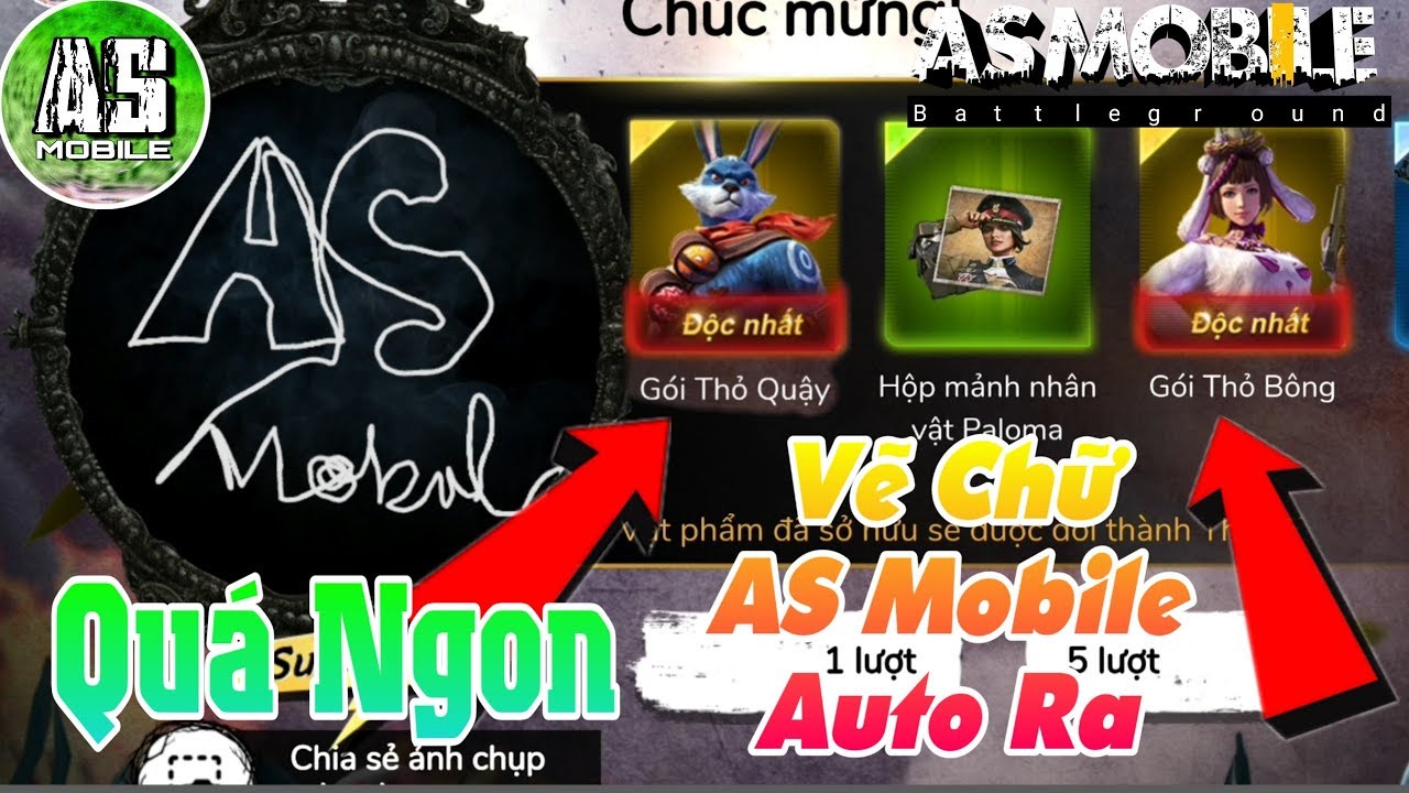 [Garena Free Fire] Vẽ Thế Này Thì Auto Ra Thỏ | AS Mobile - YouTube