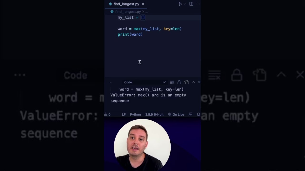 Best Way To Find The Longest String In Python YouTube Best Way To Find The Longest String In Python YouTube