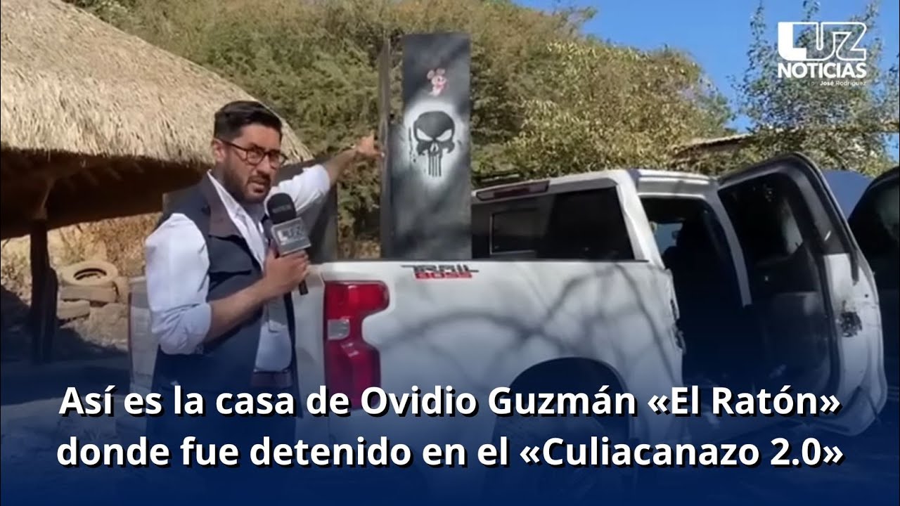 Así es la casa de Ovidio Guzmán «El Ratón» donde fue detenido durante ...