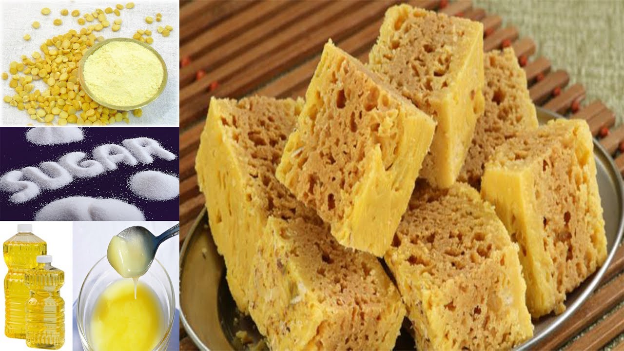 Mysore Pak Recipe | How To Make Mysore Pak at home | Masoo Mithai ...