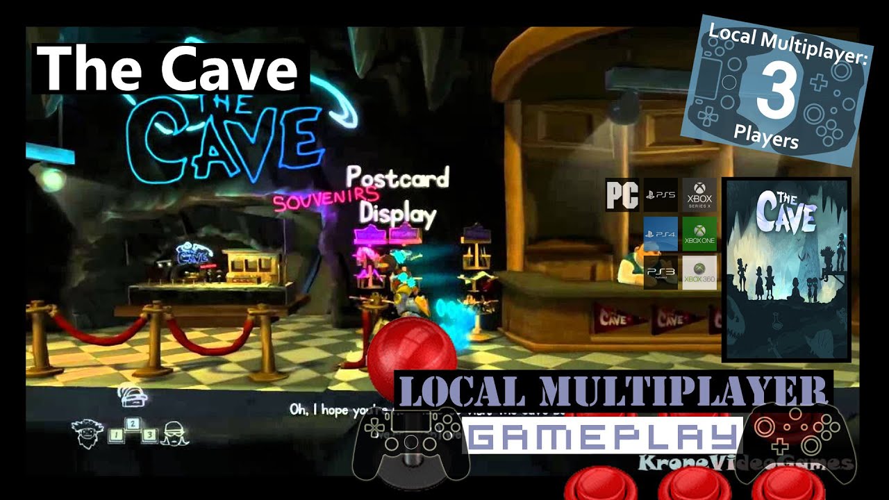 The Cave Co Op 3 Player Couch Local Multiplayer - Gameplay - YouTube