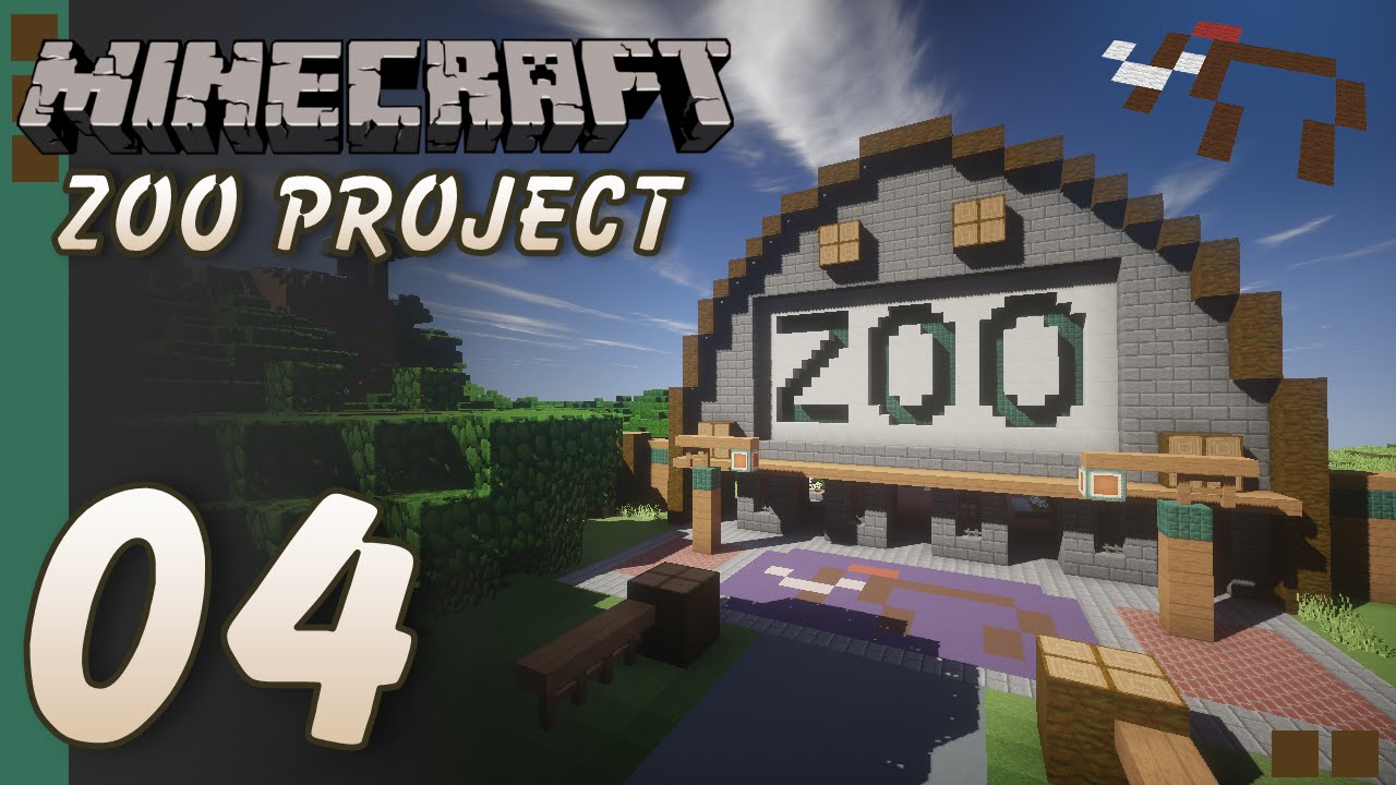 The Minecraft Zoo Project - Part 04 - Sheep, PIgs and Cows - YouTube