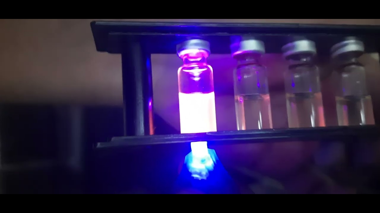 Quantum Dots Experiment | Emission under Blue Light | Mod Phy Lab | IITK - YouTube