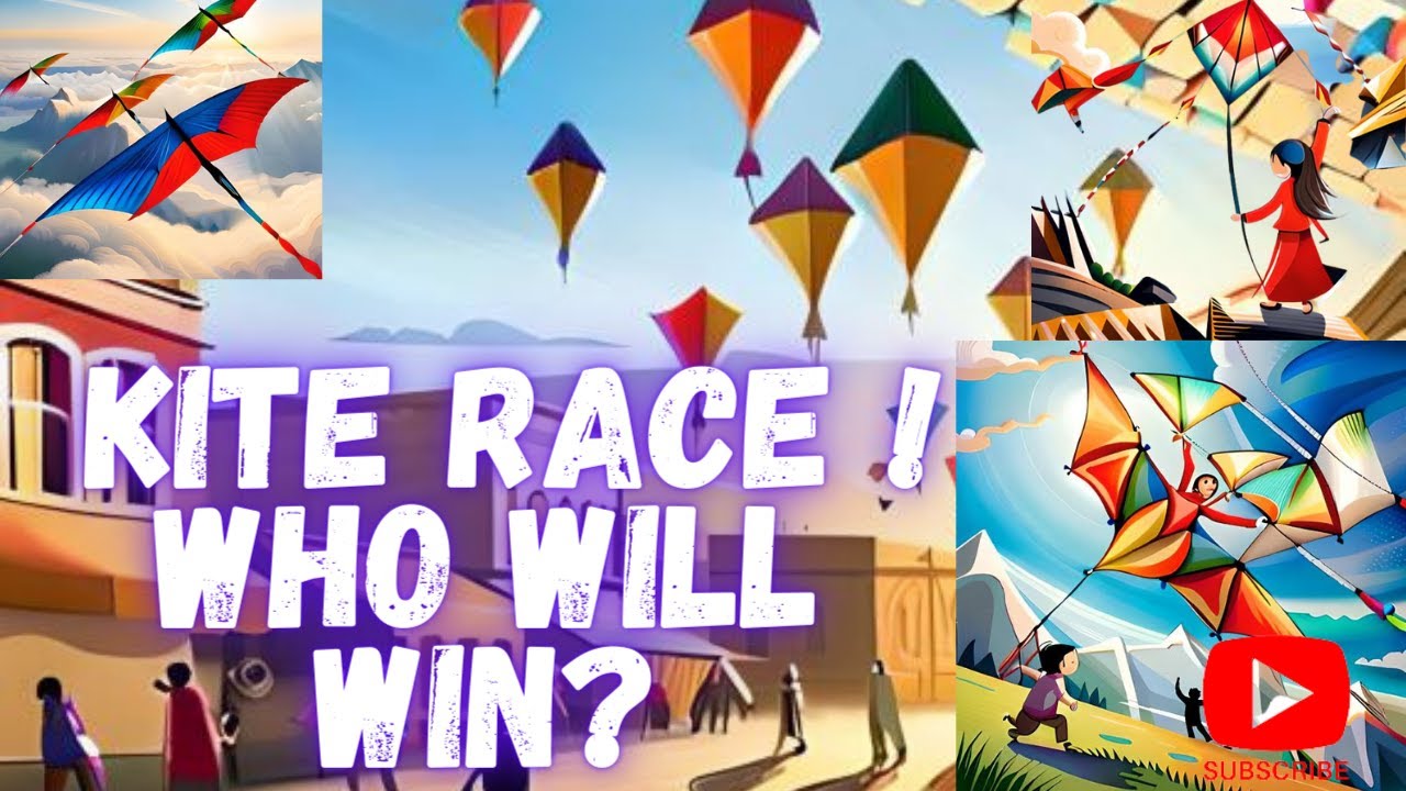 🎈🪁 Get Ready to Fly High! The Colorful Kite Race Adventure 🌈🏆 | Fun for ...