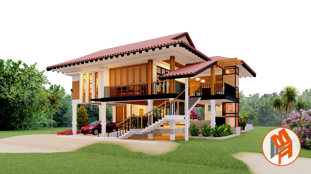 Elevated House Design - Modern FARM HOUSE 2 Bedroom | H00365 - YouTube