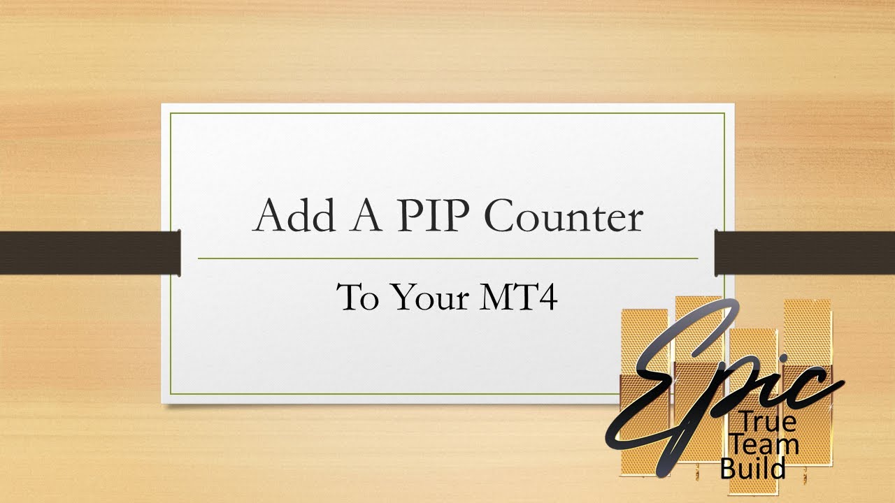 How To Add A Pip Counter Installation On Your MT4 Forex Trading - YouTube