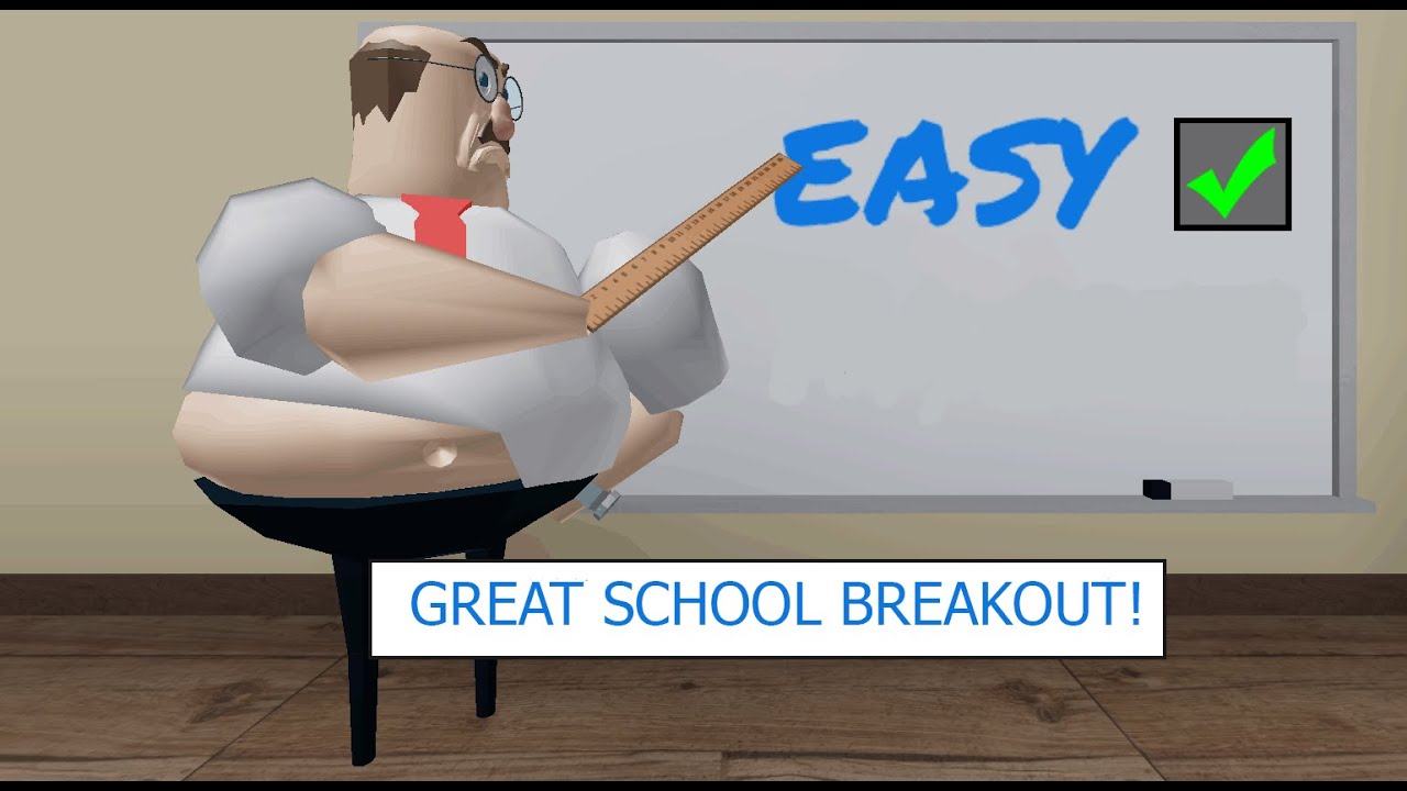 Great School Breakout! EASY MODE Walkthrough and All Jumpscares ...
