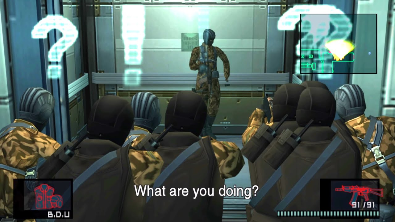 MGS2: Guard Shenanigans & Randomness - YouTube