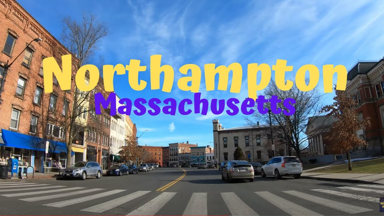 Northampton Massachusetts ( Drive thru ) 4K Travel Video - YouTube