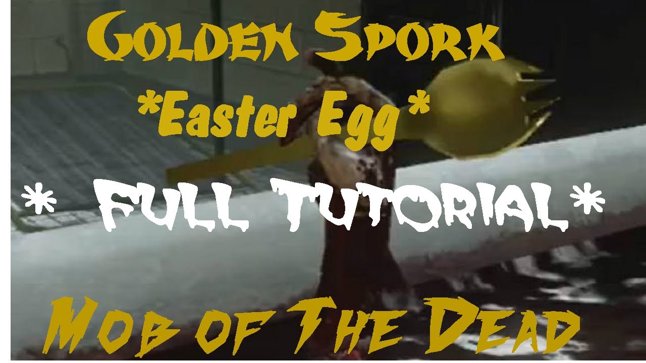Black Ops 2 MOTD Zombies: Golden Spork *Easter Egg* [FULL TUTORIAL ...