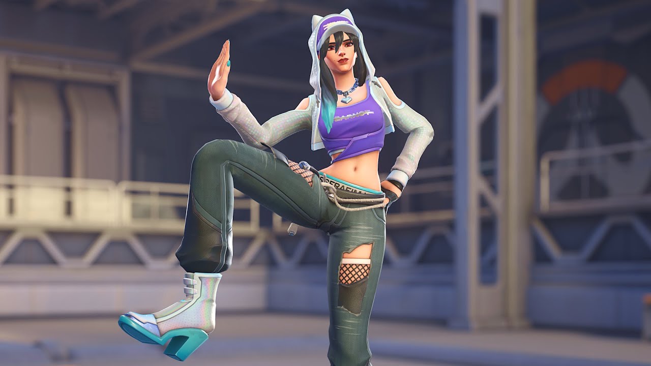 Ashe's Crazy Choreography Dance Emote With 27 Skins | Overwatch x LE ...