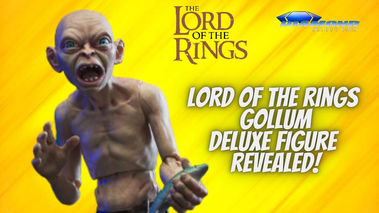 Lord Of The Rings Gollum Deluxe Figure Revealed From Diamond Select ...
