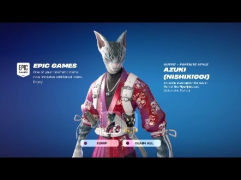 Tabby Azuki (Epic Grant My Another Request) [Fortnite] - YouTube