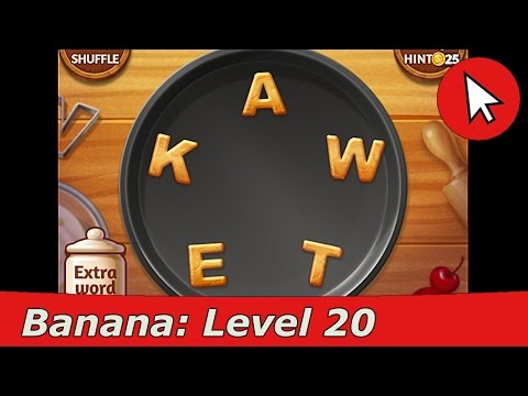 Word Cookies Banana 20 Answers Guide - YouTube
