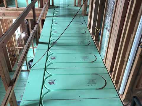 Warmboard-R installation in Oakdale, New York - YouTube
