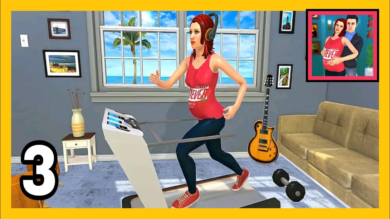 Pregnant Mother Life Simulation . Delivery Games 3D Gameplay #3 - YouTube