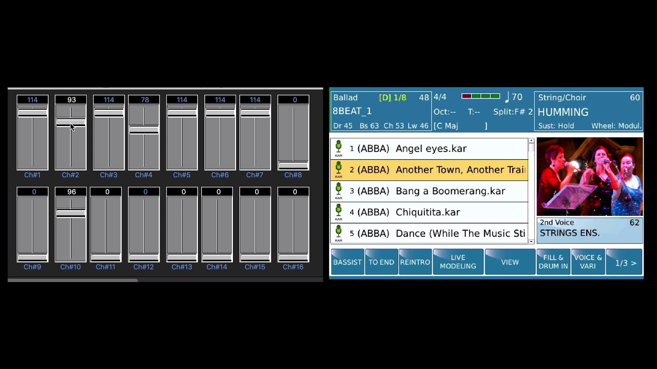 Ketron SD-90 - Controlling all 16 channels of Volume CC#7 from a DAW ...