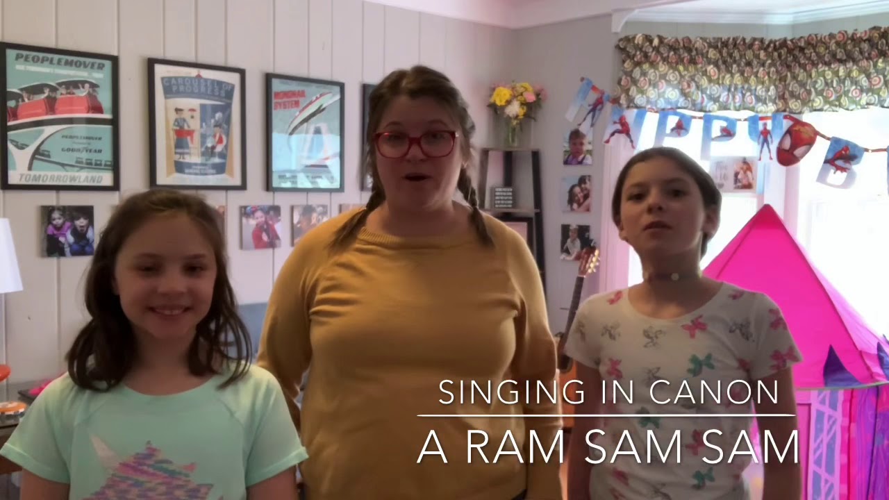 Distance Learning Elementary Music - Lesson 26 - Canon Singing - A Ram ...