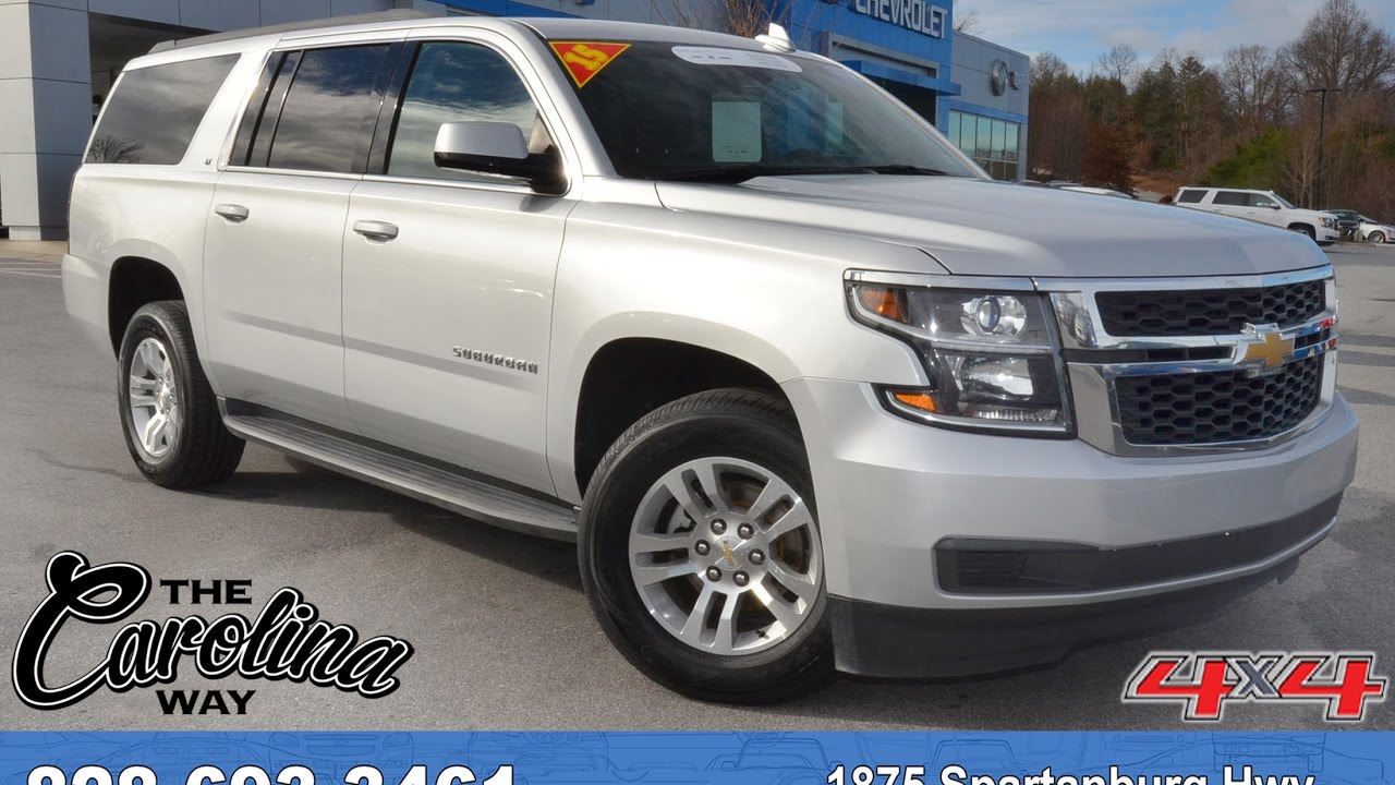 U7285 - 2015 Chevrolet Suburban - Silver Ice Metallic - YouTube