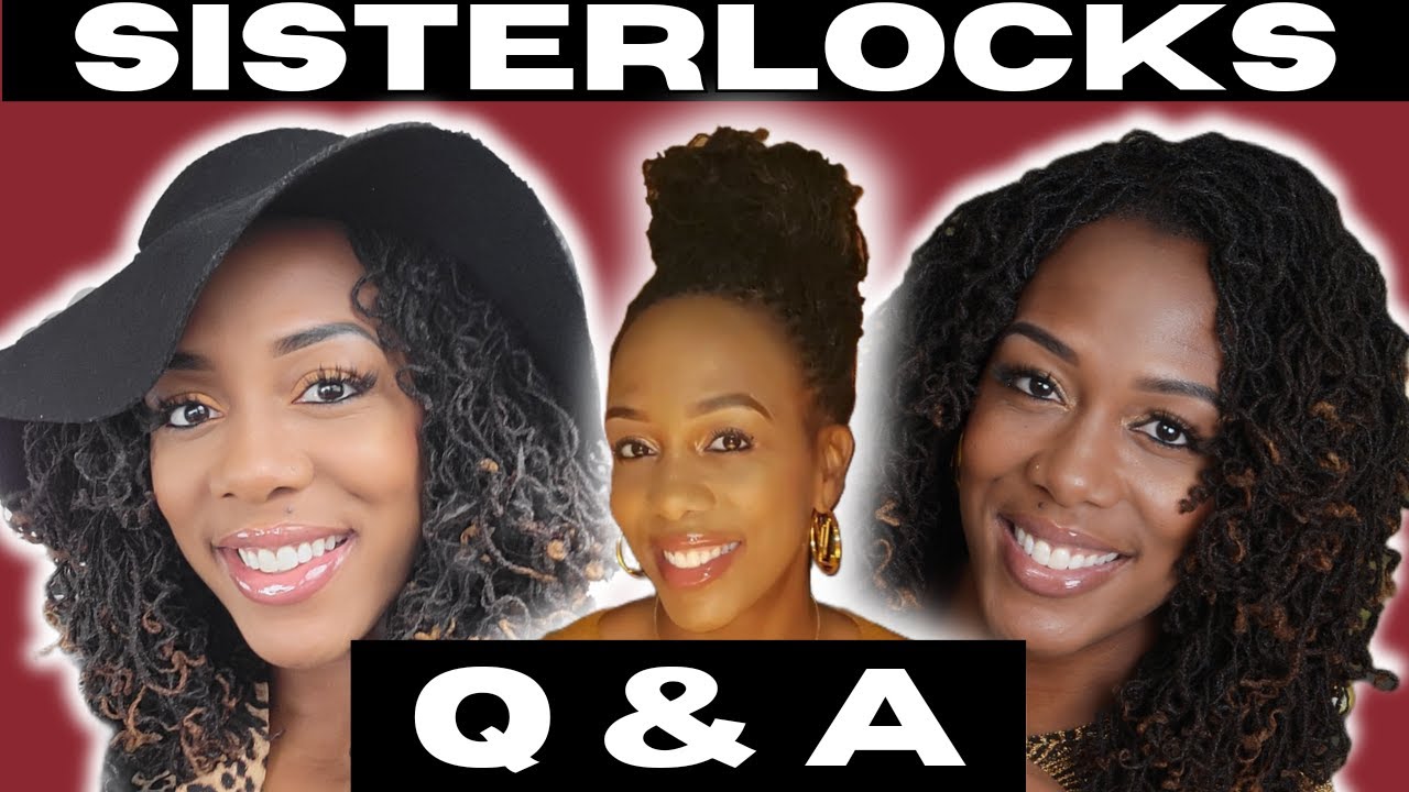 Most Common SISTERLOCKS Questions Answered! GRWM. Curled Locks Edition ...