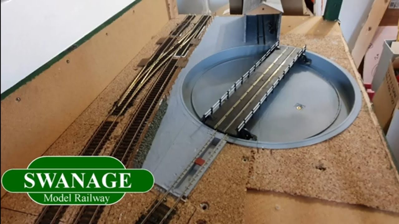 Swanage Model Railway Episode 6 turntable area works - YouTube