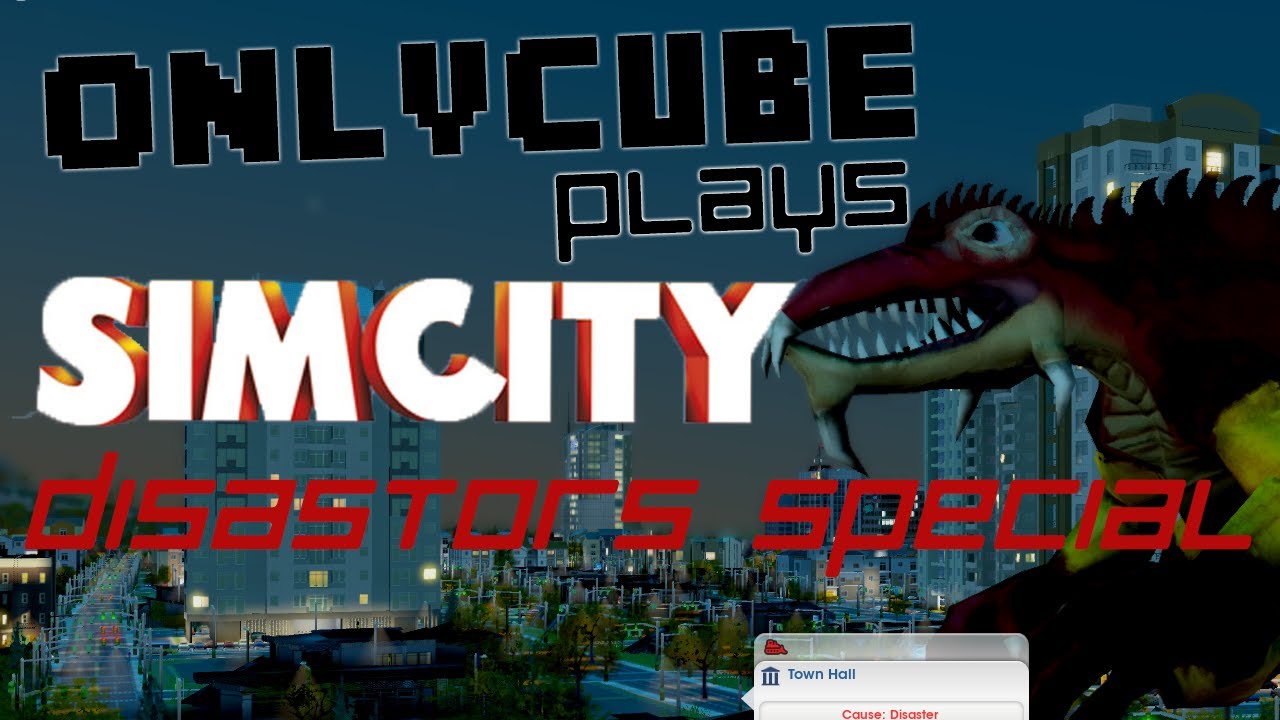 Simcity Special: Earthquake, Big Lizard and Tornado disasters - YouTube