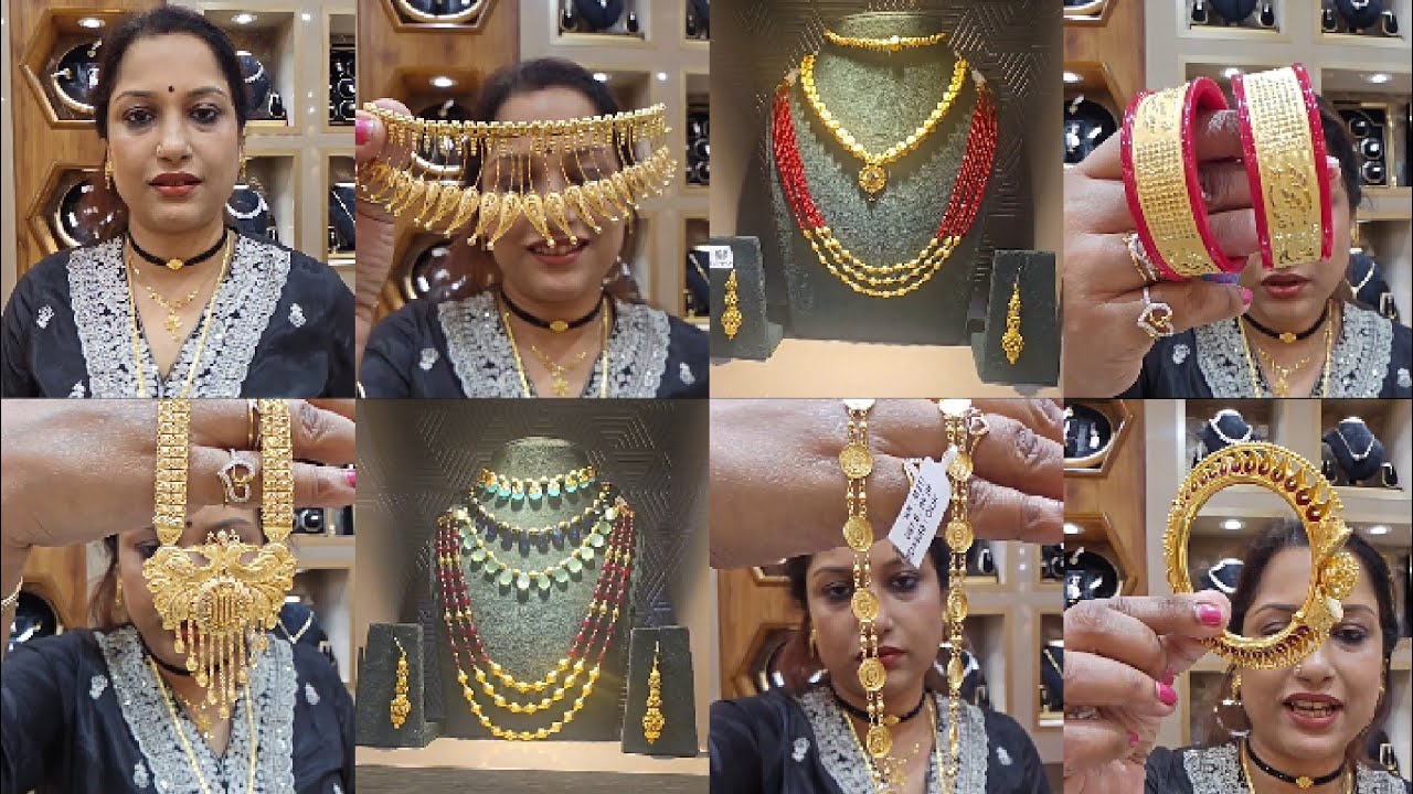 Exclusive Varieties of Gold Tusi Necklace/Bridal Jewellery Collection 👉 ...