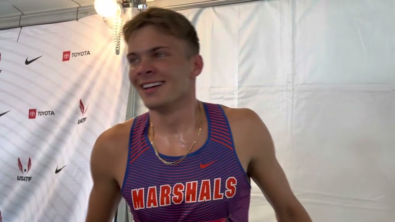 Cade Flatt Reacts After Not Advancing To 800m Final at US Championships ...