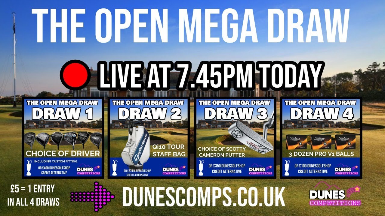 🔴 LIVE: THE OPEN MEGA DRAW - YouTube