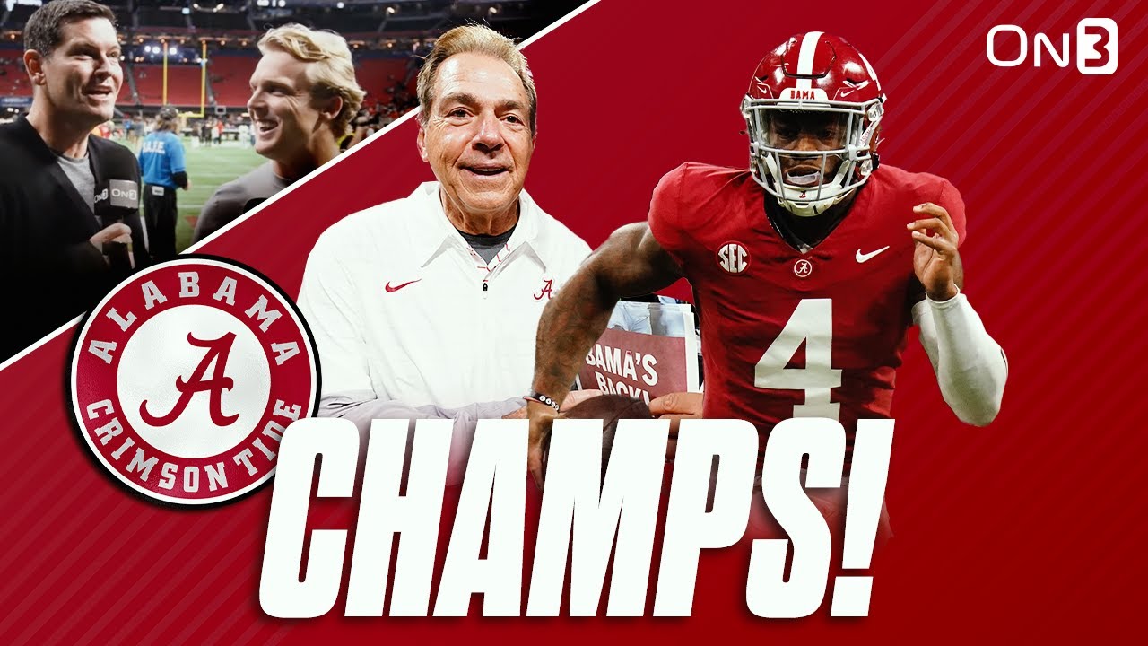 Alabama BEATS Georgia For SEC TITLE! | Did Nick Saban, Jalen Milroe Do ...