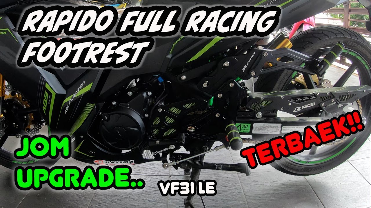 #27 |VF3iLE| Upgrade Rapido Full Racing Footrest. 😋 Terbaek !!!👍 - YouTube