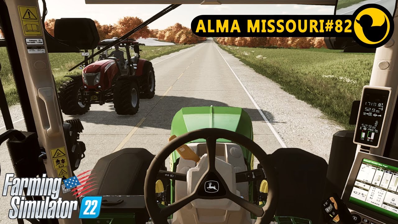 COLLECTING BALES AND HARVESTING CORN|ALMA MISSOURI#82|FARMING SIMULATOR ...