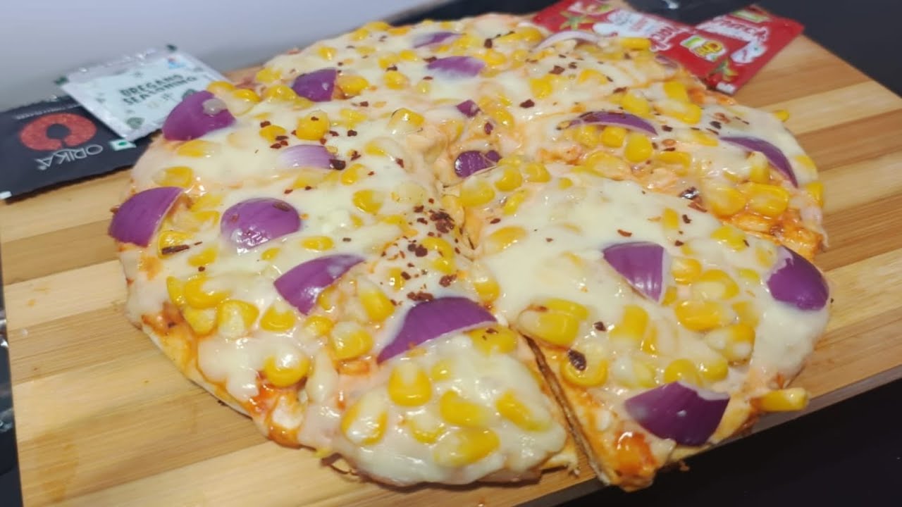 Cheese Corn Pizza | Italian Pizza | Cheese Corn Pizza | Corn Pizza ...