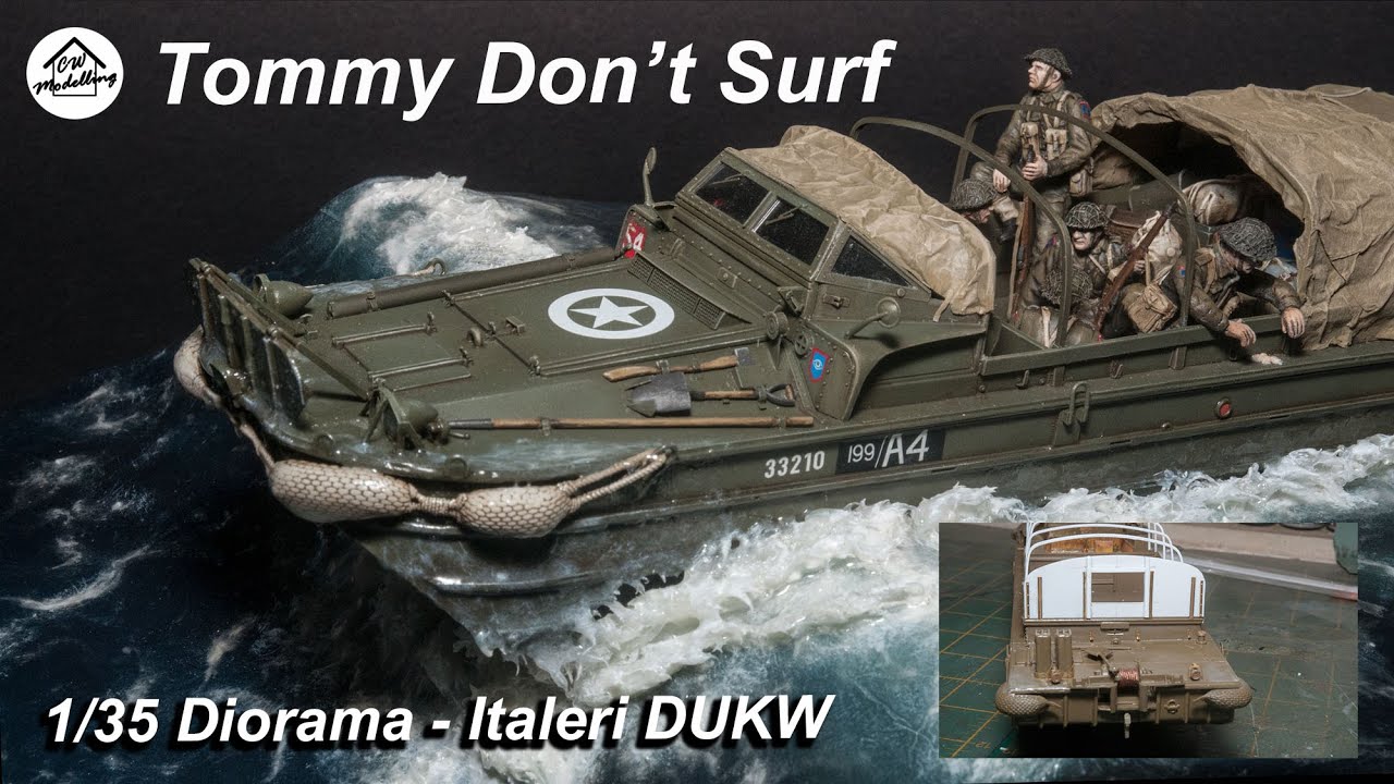 1/35 WW2 Diorama (full build with realistic seascape) - D-Day - Italeri ...