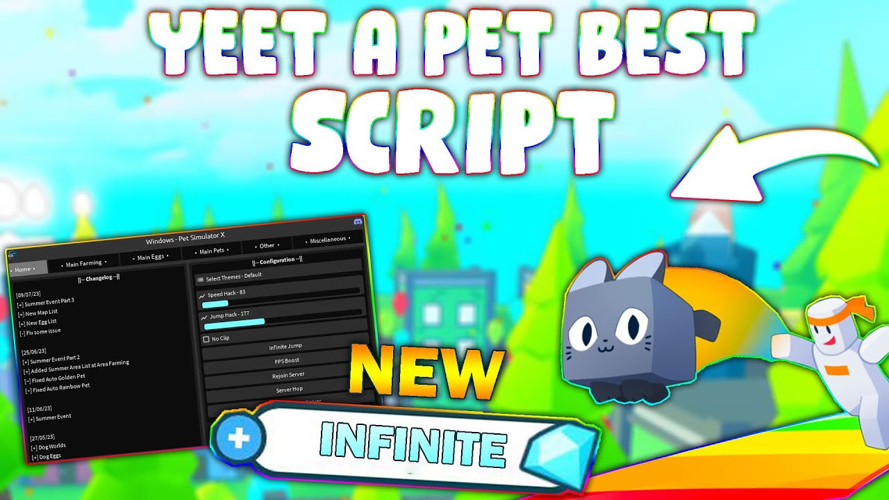 *NEW* Yeet A Pet Script (PASTEBIN 2023) (AUTOFARM, UNLOCK GAMEPASS ...