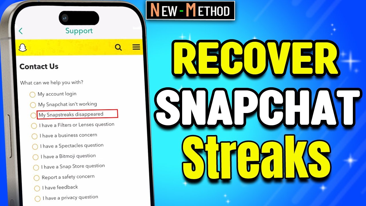 How to Recover Streaks on Snapchat 2025 | Get Snapchat Streak Back ...