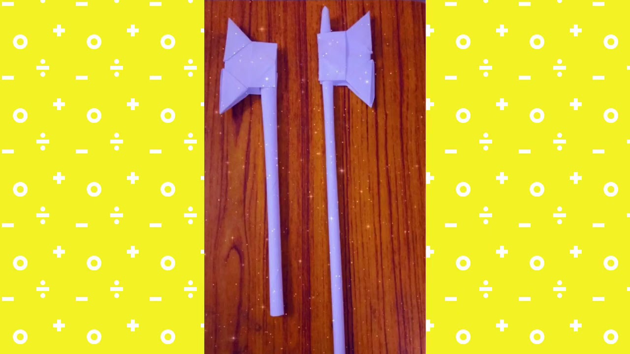 How To Make Paper Axe YouTube how-to-make-paper-axe-youtube
