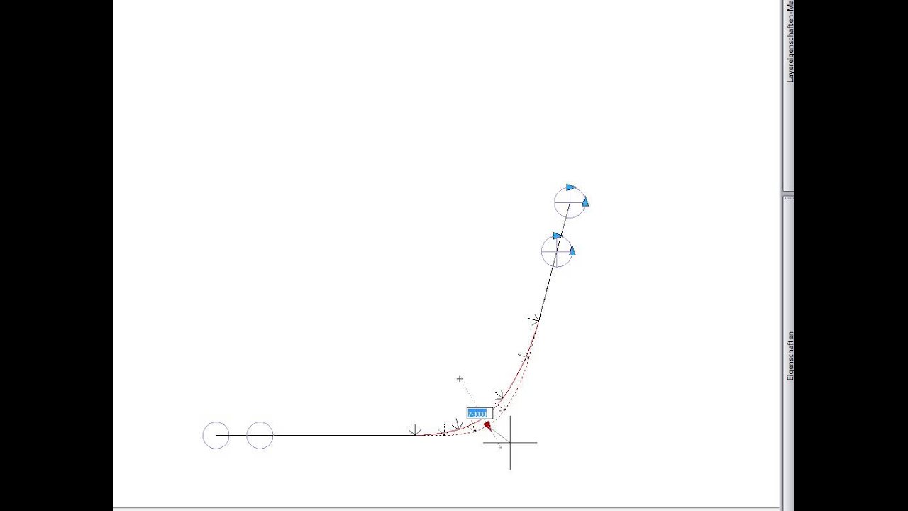 Dreiteiliger Korbbogen als dynamischer Block in AutoCAD - YouTube