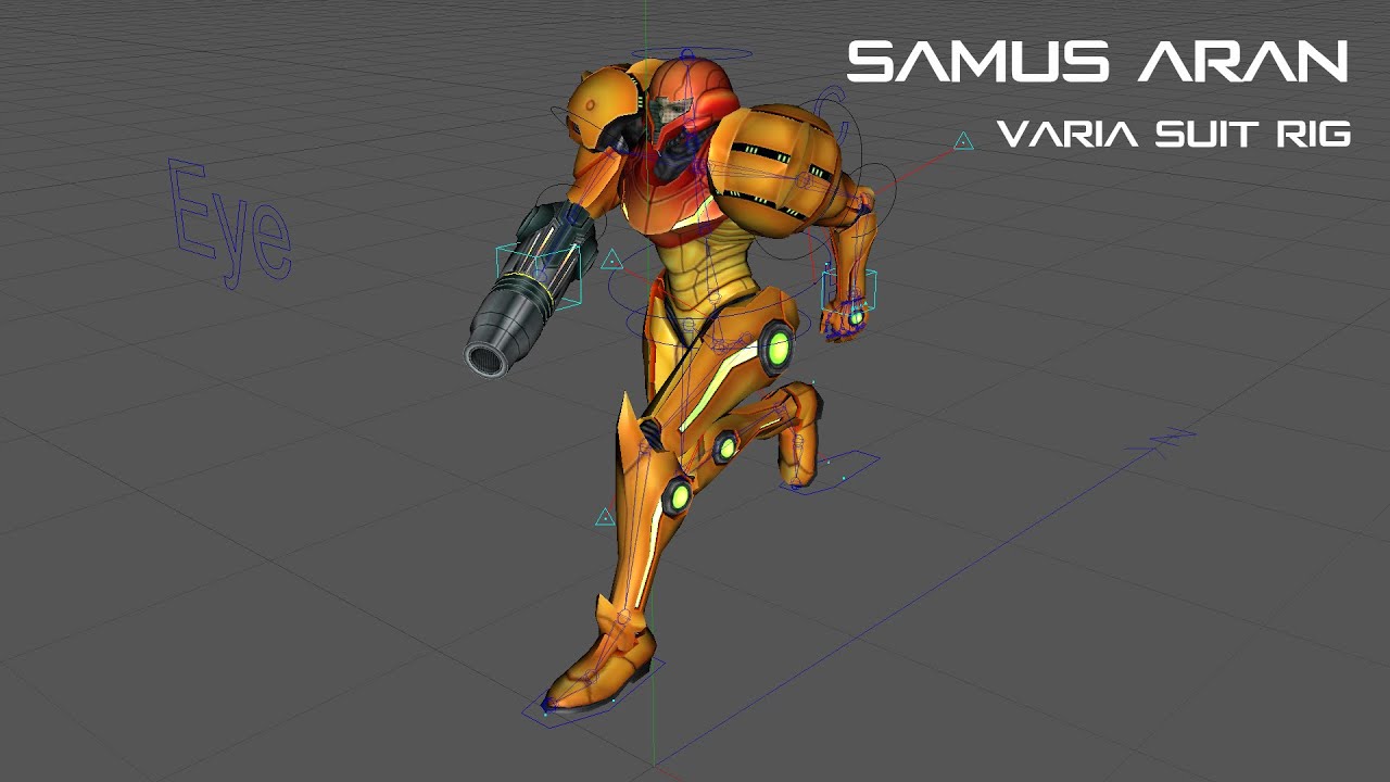 Model Release - Samus Aran - Metroid Prime - Rigged - YouTube