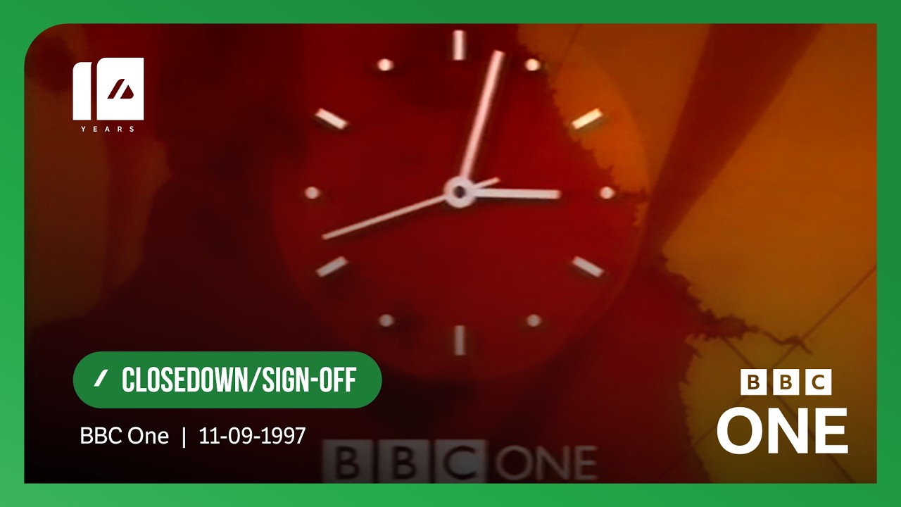 BBC One - Final Regular Closedown (11.09.1997) - YouTube