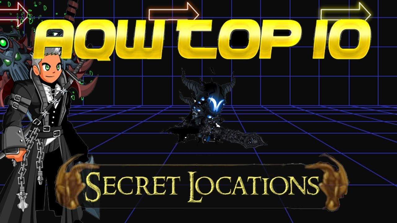 AQW Top 10 Secret Locations / Places 2018 - YouTube